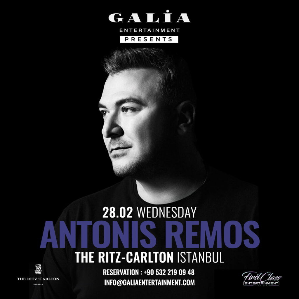 Antonis Remos, 28 Şubat'ta The Ritz-Carlton İstanbul'da sahne alacak ...