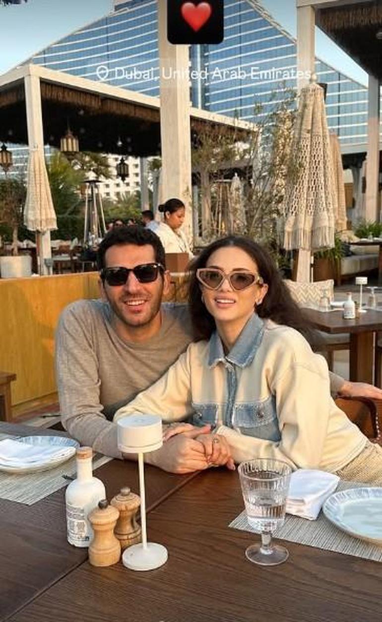 Murat Yıldırım ile İman Elbani Dubai'ye gitti! Romantik pozlarına ...