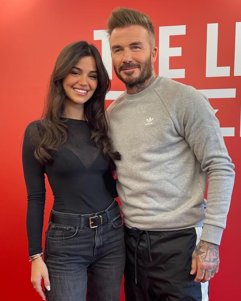 Selin Yağcıoğlu ve David Beckham bir ortaya geldi! 'Hayatımın unutulmaz ...