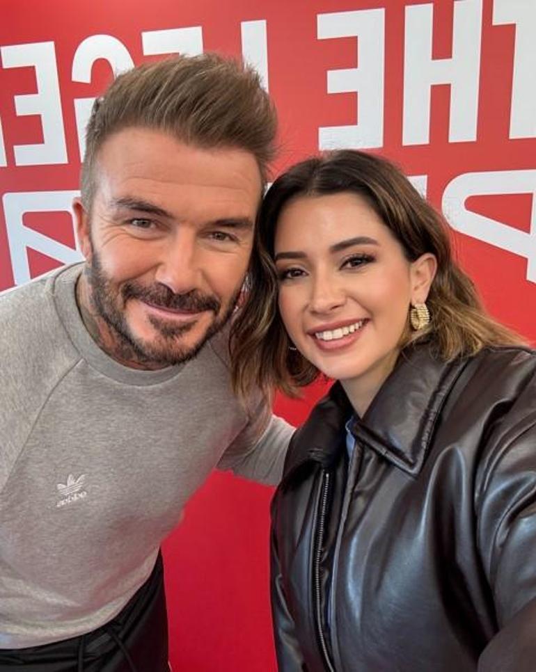 Selin Yağcıoğlu ve David Beckham bir ortaya geldi! 'Hayatımın unutulmaz ...
